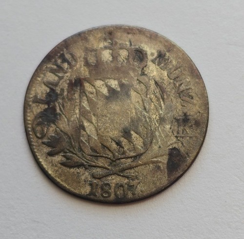 1807 German States Bavaria 6 Kreuzer Silver Coin | eBay