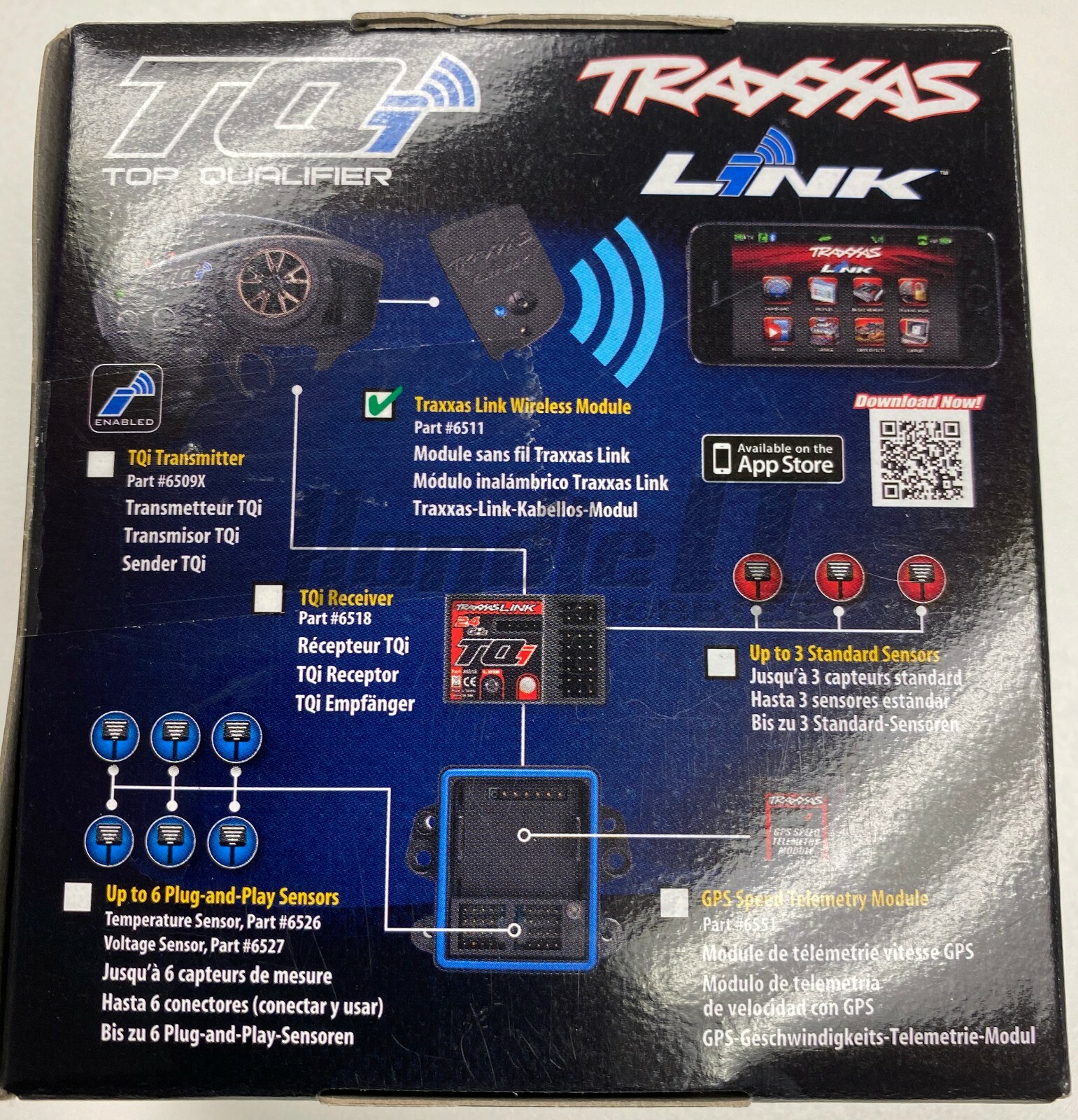 NEW! TRAXXAS TQI WIRELESS LINK MODULE. PART# 6511 ANDROID & IPHONE ...