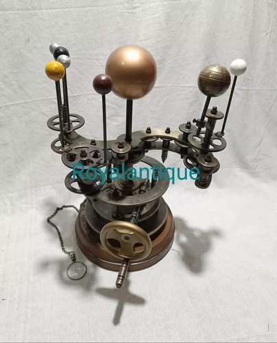 Antique Brass Orrery Solar System Sun~Earth~Moon Motion Scientific ...