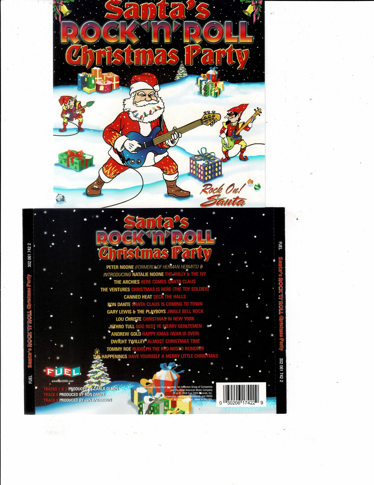 SANTA'S RNR CHRISTMAS PARTY -VAR (CD) NEW NOONE DANTE CHRISTIE TULL ...