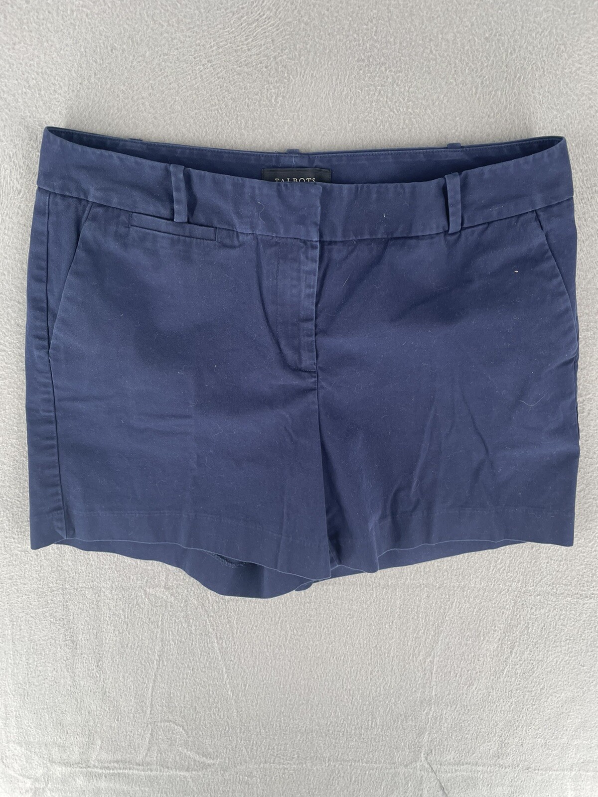 Talbots Shorts Womens 10 Chino Flat Front High Rise M… - Gem