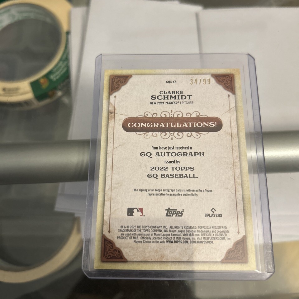 2022 Topps Gypsy Queen - Gypsy Queen Autographs Blue #GQA-CS Clarke ...