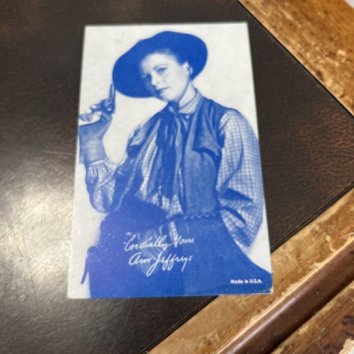 Vintage 1940-50 Arcade Pinup Cowgirl Theme Card Ann Jeffreys | eBay