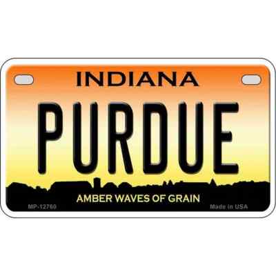 Purdue Novelty Metal Motorcycle License Plate Tag Sign Car Truck Wall ...
