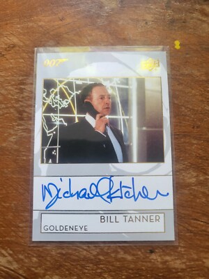 2019 JAMES BOND COLLECTION - MICHAEL KITCHEN as BILL TANNER AUTOGRAPH ...