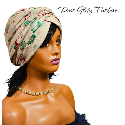 Diva Glitz Turban | eBay