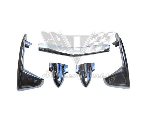 1956 Chevy Bel Air Front Accessory Bumper Guard Set NOS | eBay
