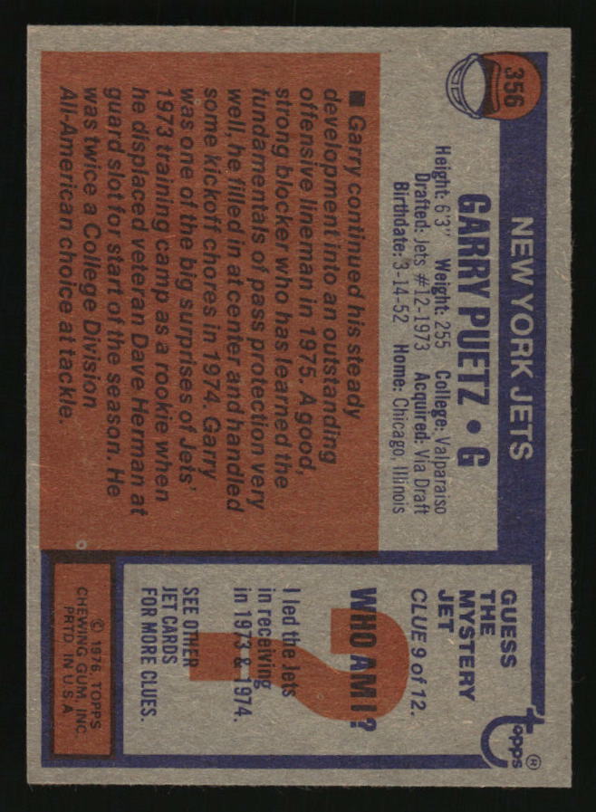 1976 Topps #356 Garry Puetz | eBay