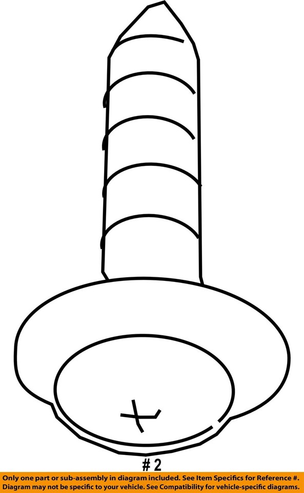 MAZDA OEM 13-16 CX-5-Overhead Console Screw 998650512B | eBay