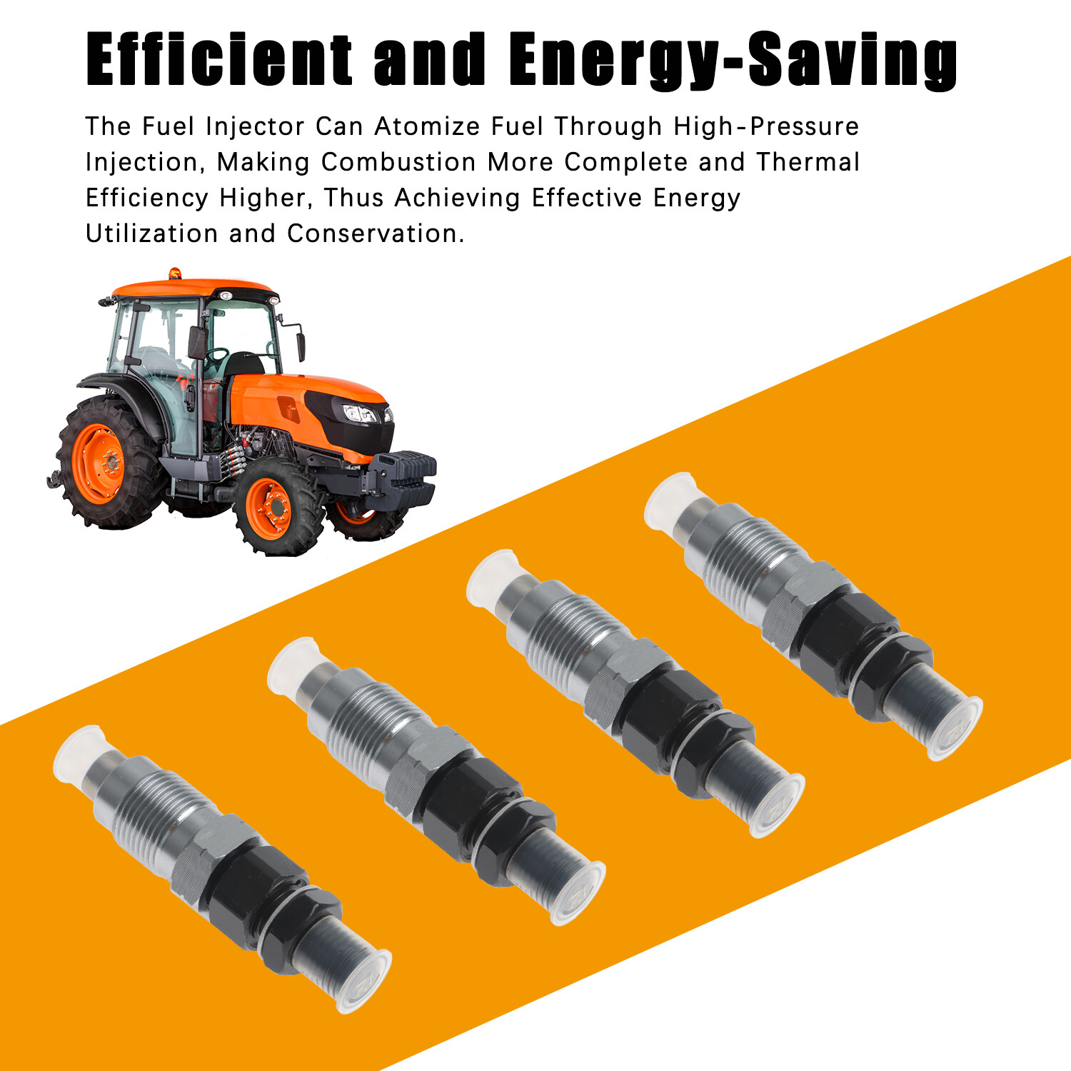 Fuel Injector Kit for Kubota Tractor M6800 M6800S M6800DT M6800SDT ...