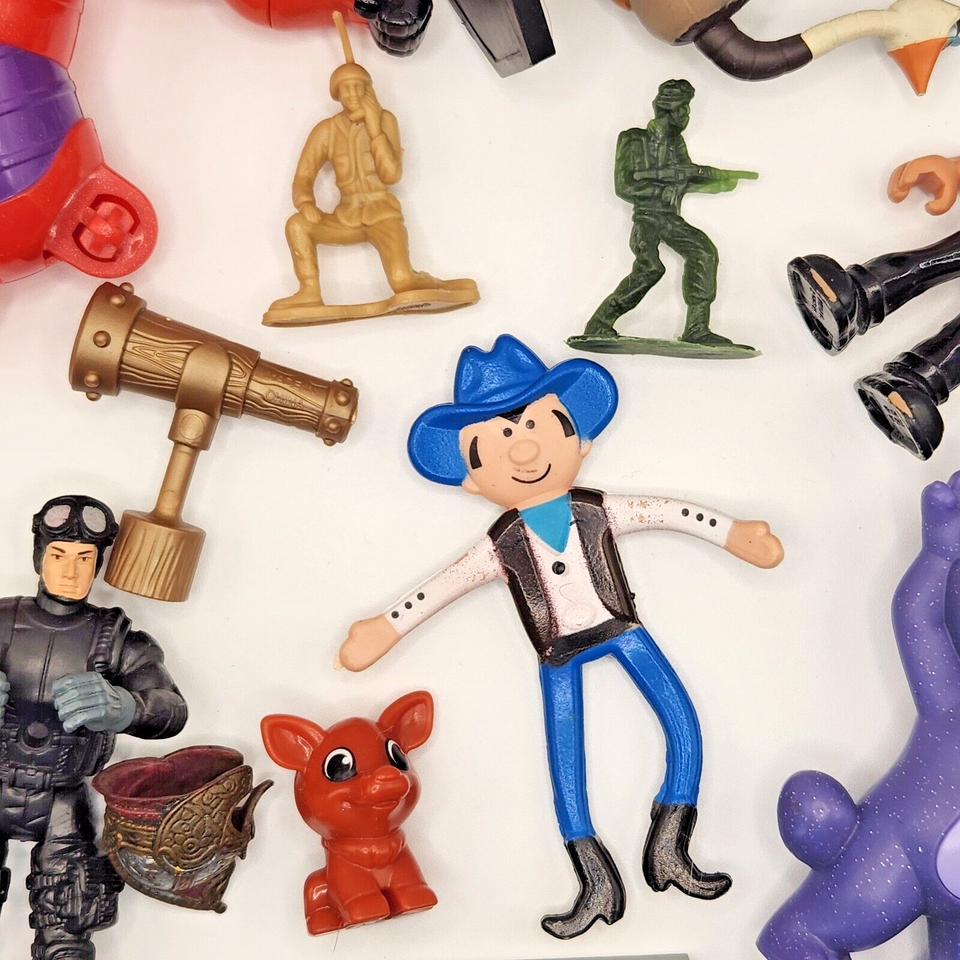 Junk Drawer Toy Lot Action Figures Parts and Accessories | eBay