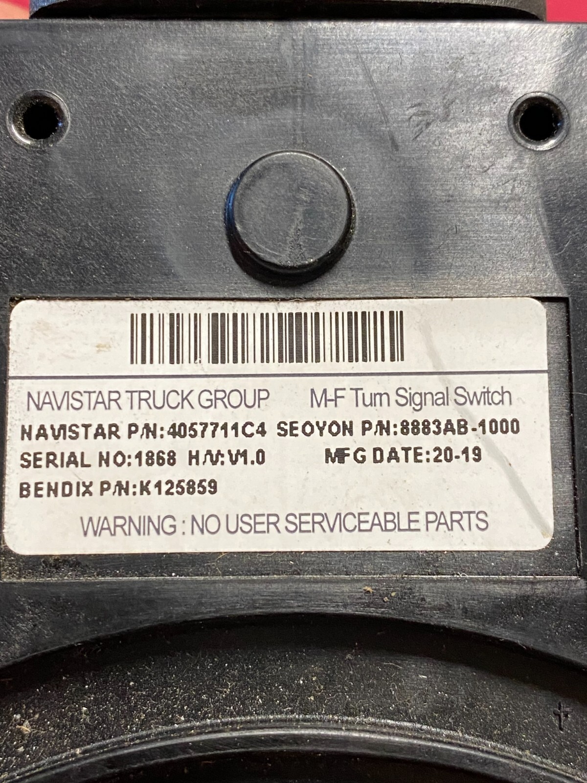 K125859+BENDIX+TURN+SIGNAL+WIPER+LIGHT+SWITCH+INTERNATIONAL+LT+ ...