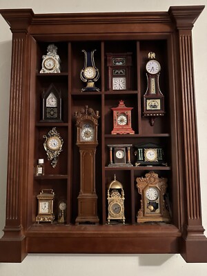 Franklin Mint Miniature Clocks Collection Antique 1980 | eBay