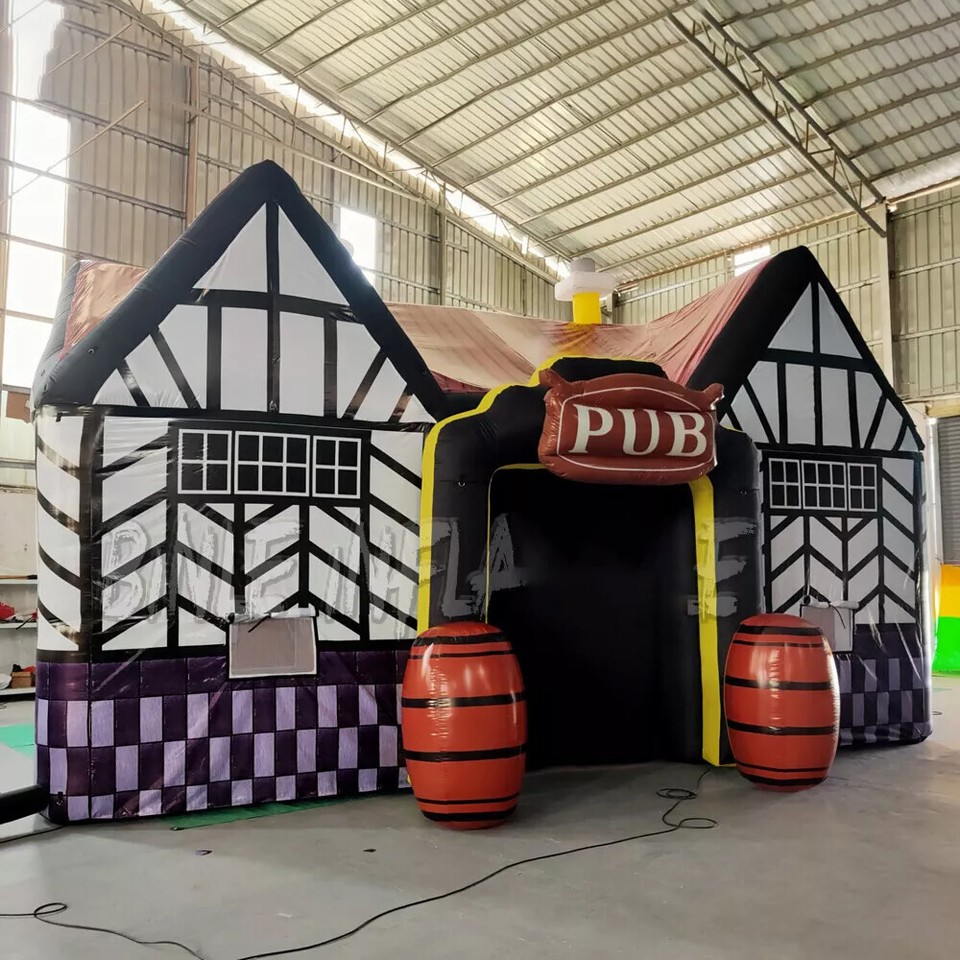 Inflatable Pub Tent Inflatable Bar Tent Night Club With Casks For Party ...
