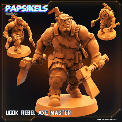 Ugok Rebel Axe Master | DnD Miniatures | Tabletop Gaming | Tabletop ...