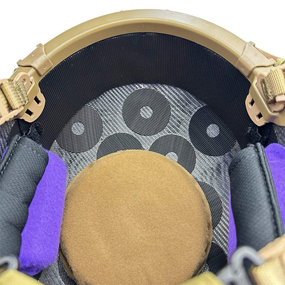 US Army 3M Ceradyne IHPS F70 Helmet Boltless 4 Point BOA Dial Chinstrap ...