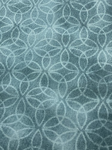 1 Yard Aqua Circle Pattern “ He Loves Me “ 44” Wide 100% Cotton | eBay