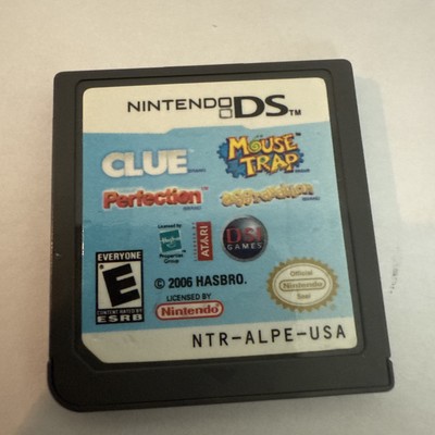 Clue/Mouse Trap/Perfection/Aggravation Nintendo DS Cartridge Only ...