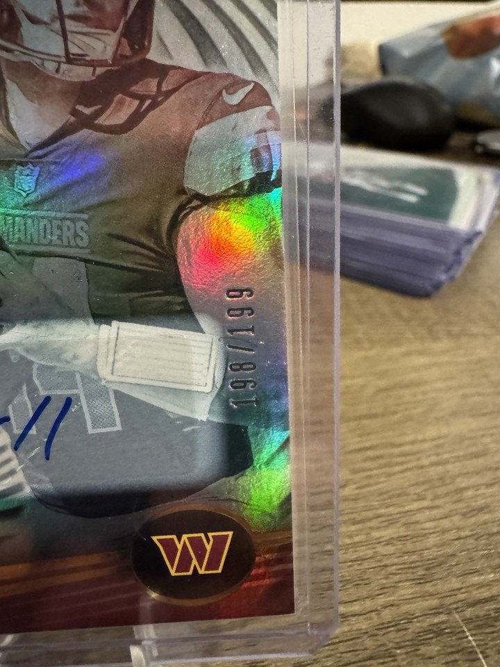 Sam Howell Auto /199 2023 Panini Illusions Trophy Collection Signatures ...