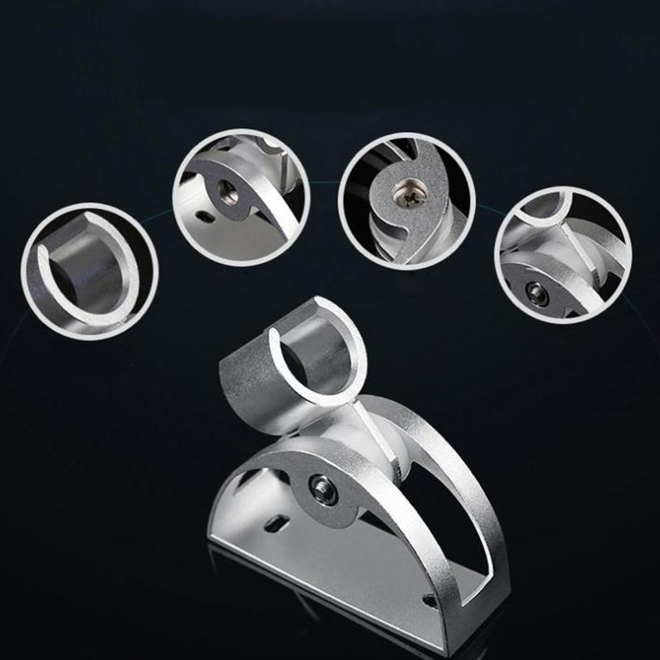4 Pack Shower Holder Bracket Wall Mounted Seat Adjustable Adapter Angle ...