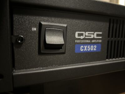 QSC CX502 2-Channel 500W @ 4 Ohms Power Amplifier - Working Pull ...