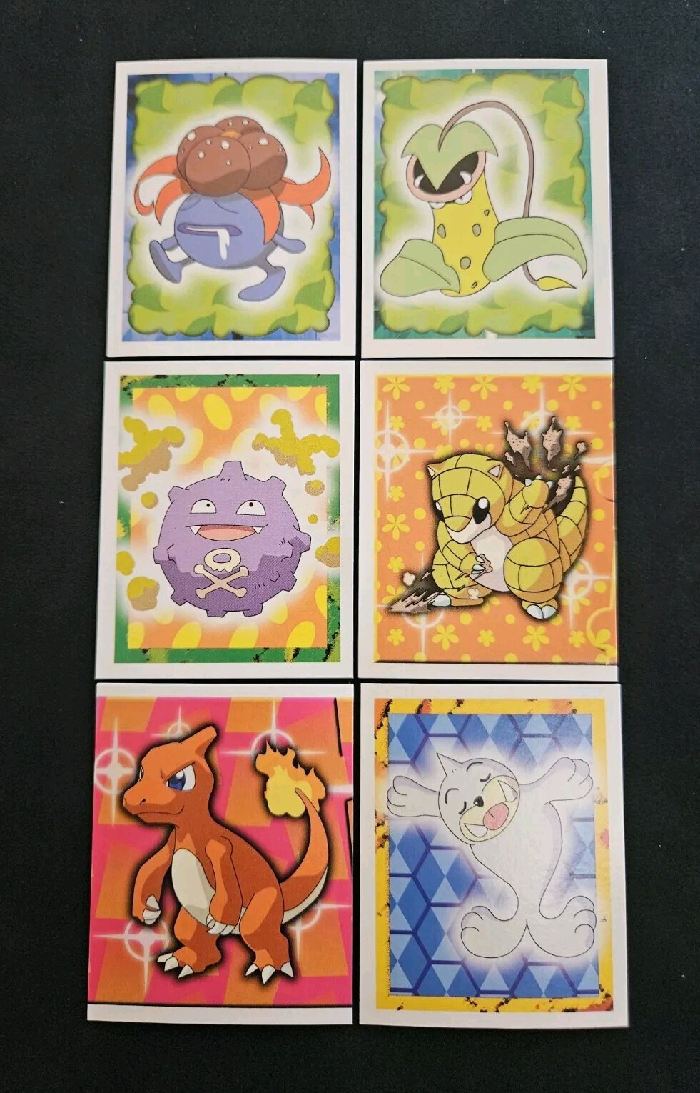 1999 Nintendo Topps Merlin Pokémon Series 1 6 Sticker Lot Pack Fresh | eBay
