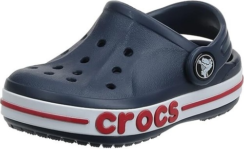 NEW Crocs Unisex Child Bayaband Clog Navy Kids size C10 B873 Slip On | eBay