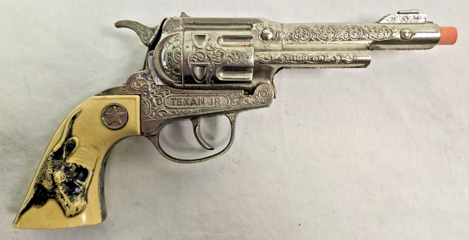 Vintage Hubley "Texan Jr" Toy Cap Gun 10 1/2" Long Very Good And ...