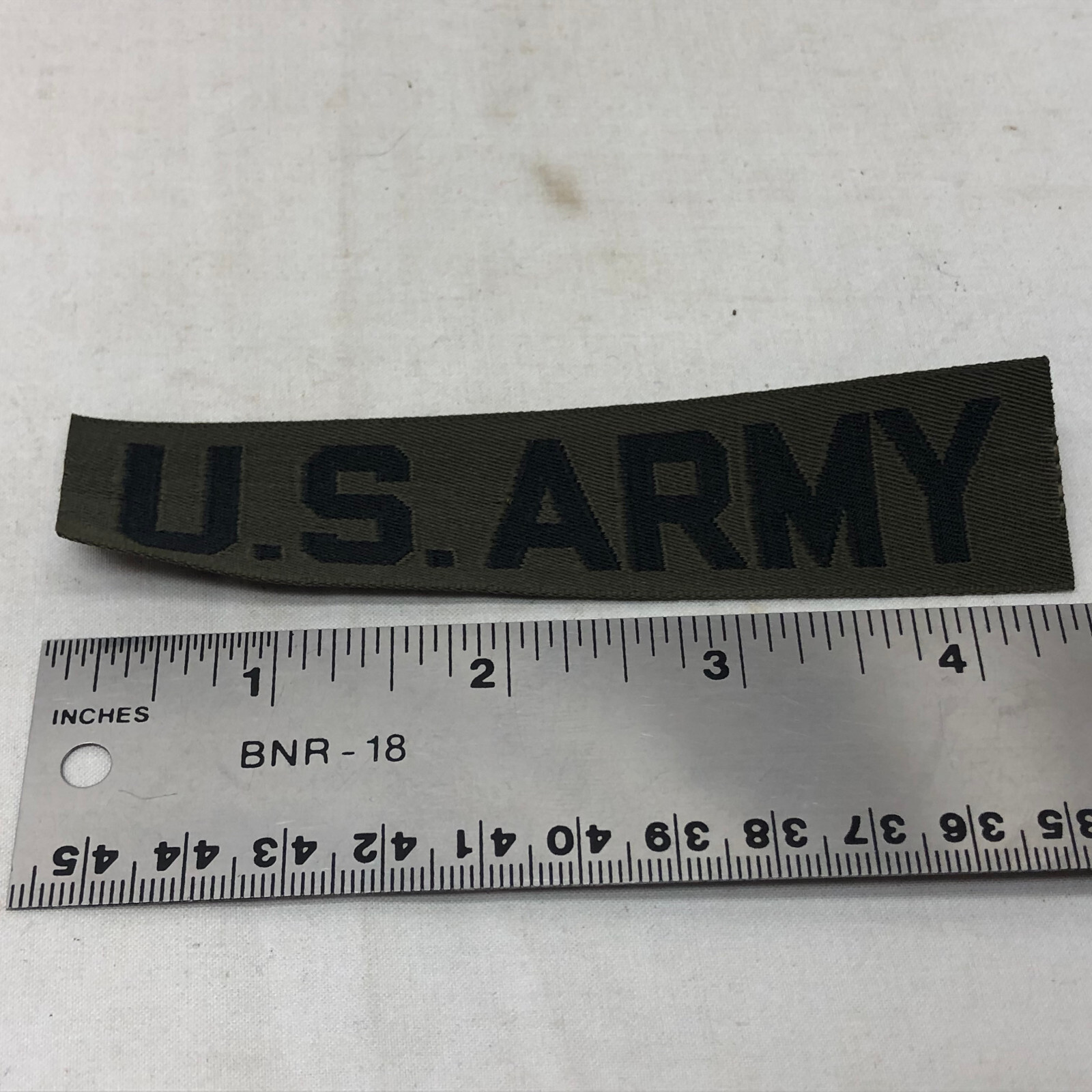 Vintage Military Patch US Army Name Tape Border U.S. Subdued Var | eBay