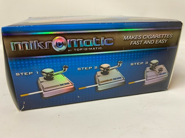 Mikromatic Cigarette Making Injector Machine by Top O Matic King Size ...