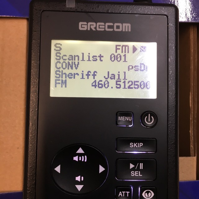 GRE Psr-800 EZ Scan Digital Trunking Handheld Scanner With 2gb SD Card ...