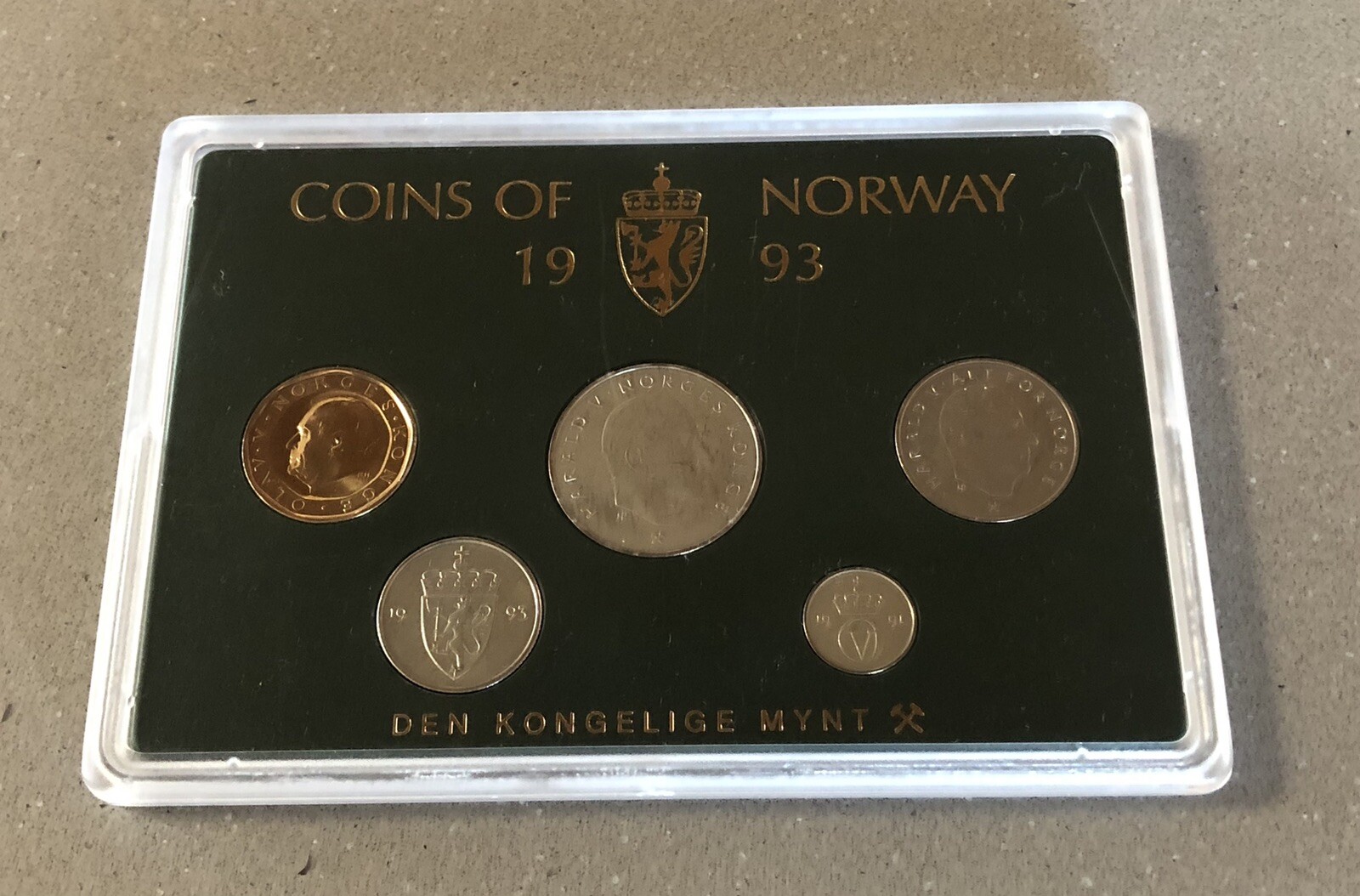NORWAY 5 Uncirculated Coins 1993 Coins of Norway from the Royal Mint | eBay