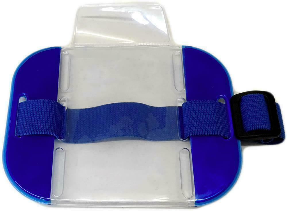 High Visibility Security Arm Band ID Badge Card Holder SIA Armband ...