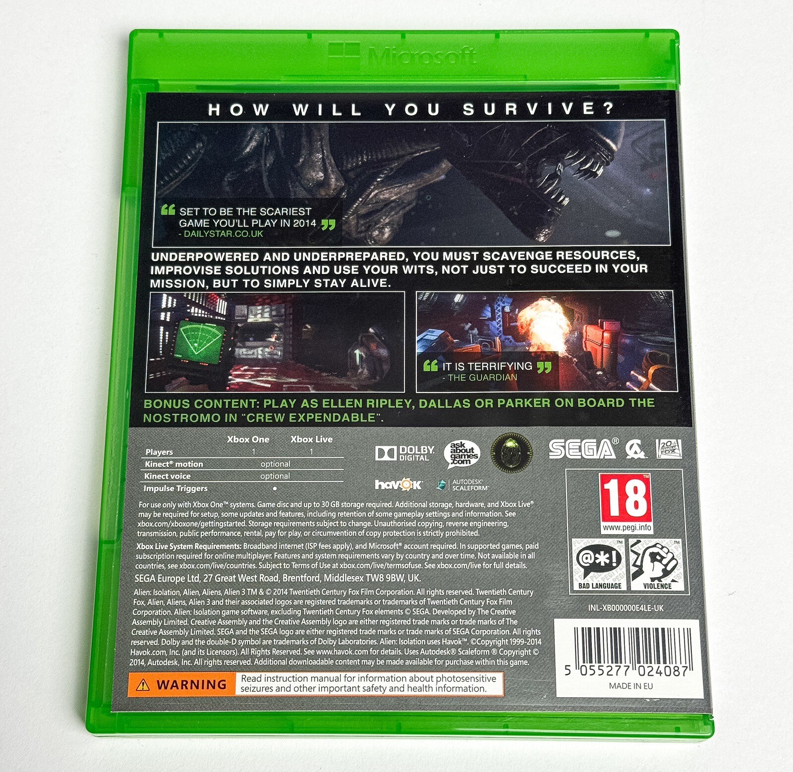Alien: Isolation - Xbox One | TheGameWorld | eBay UK