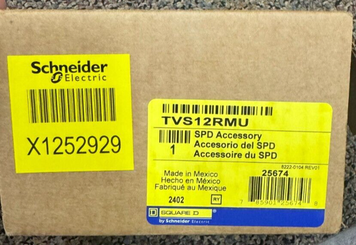 NEW SQUARE D TVS12RMU, IMA TVSS Accessories Surge Protective Device ...