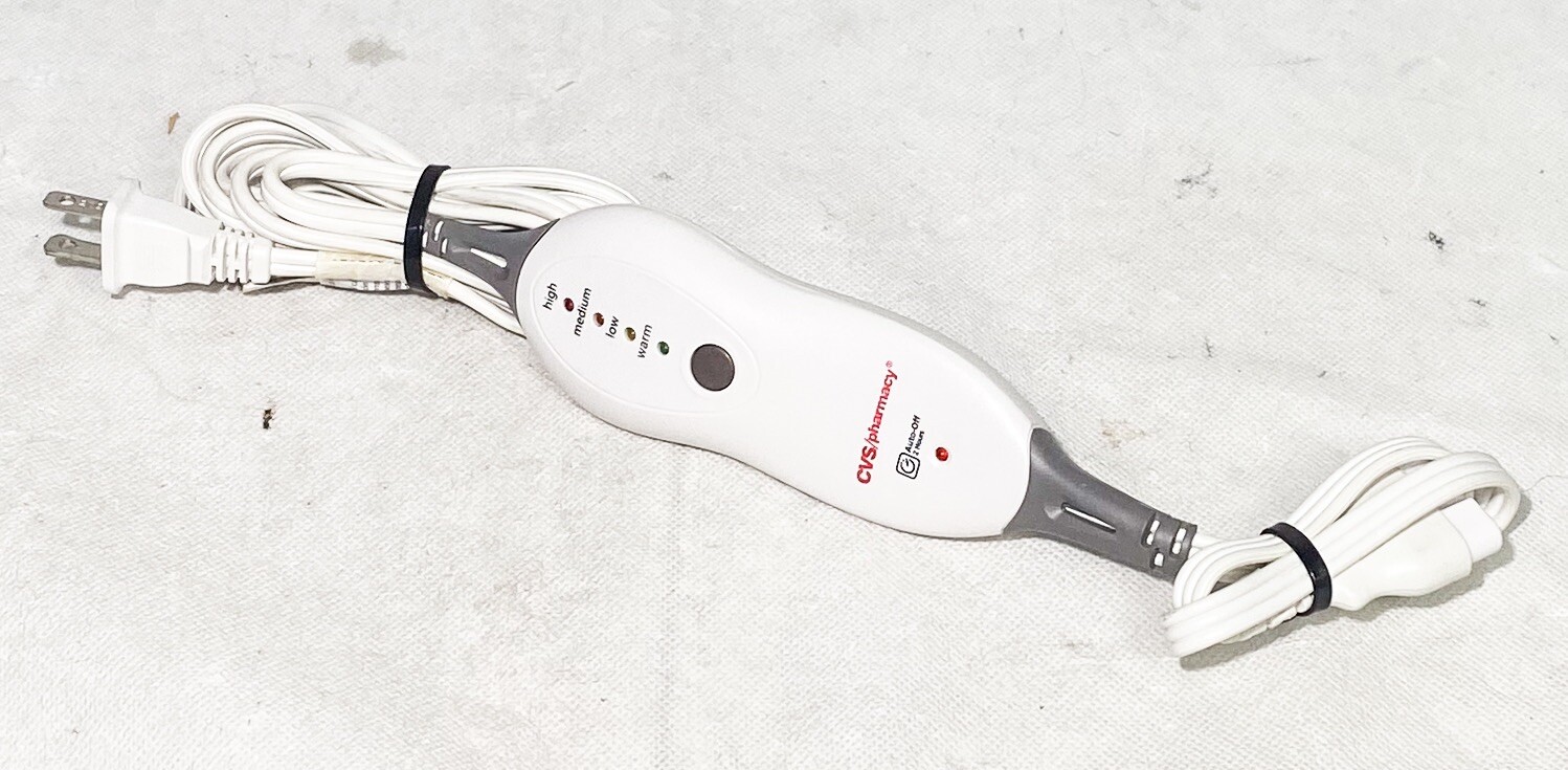 CVS Heating Pad Replacement Controller E12107 Heat Control Power Supply ...