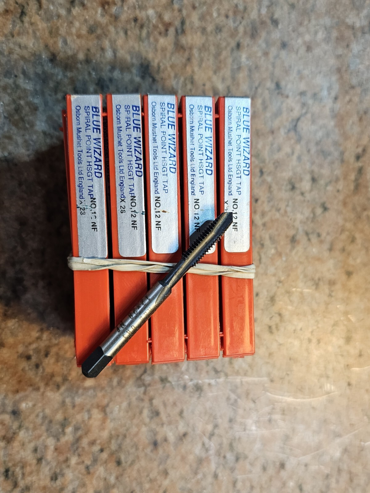 NEW 12~24 NC HSS GH3 Tap Two flute spiral point Osborn Mushet Tools ...