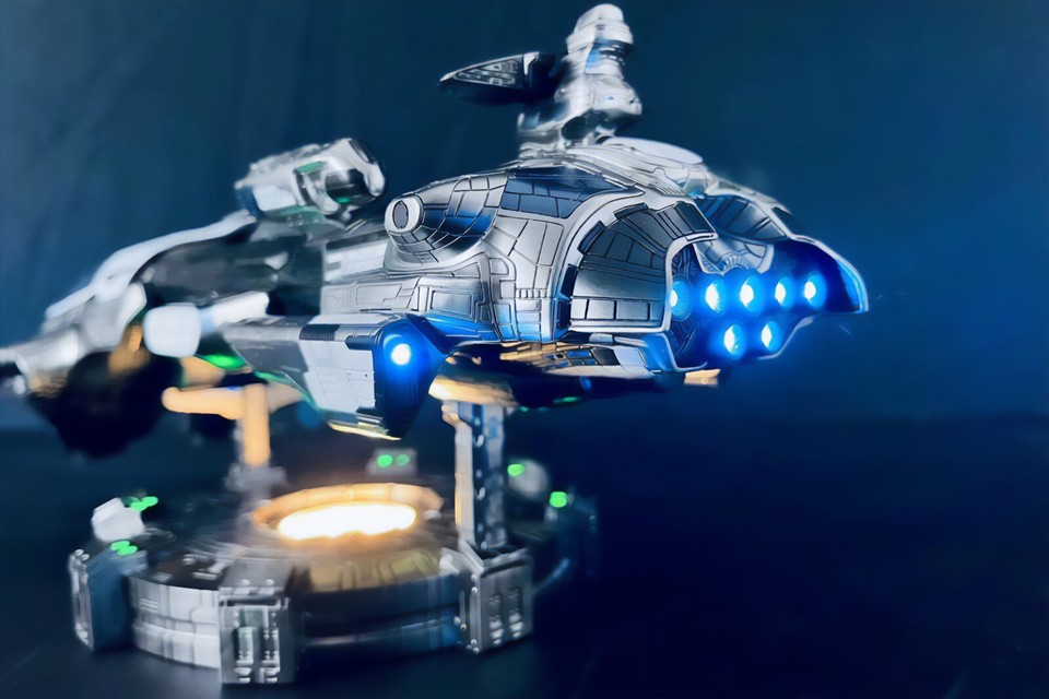 EVE Online Ship Model - Megathron/Vindicator - Gallente Battleship Ship ...