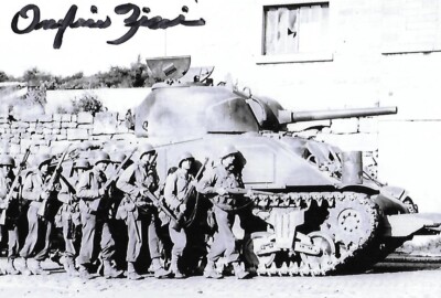 Onofrio Zicari autographed 4x6 photo WW II D-Day European Theater RARE ...