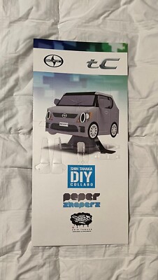 Scion tC Paper Shaper – Shin Tanaka DIY Collabo – Paper Toy – Silver | eBay