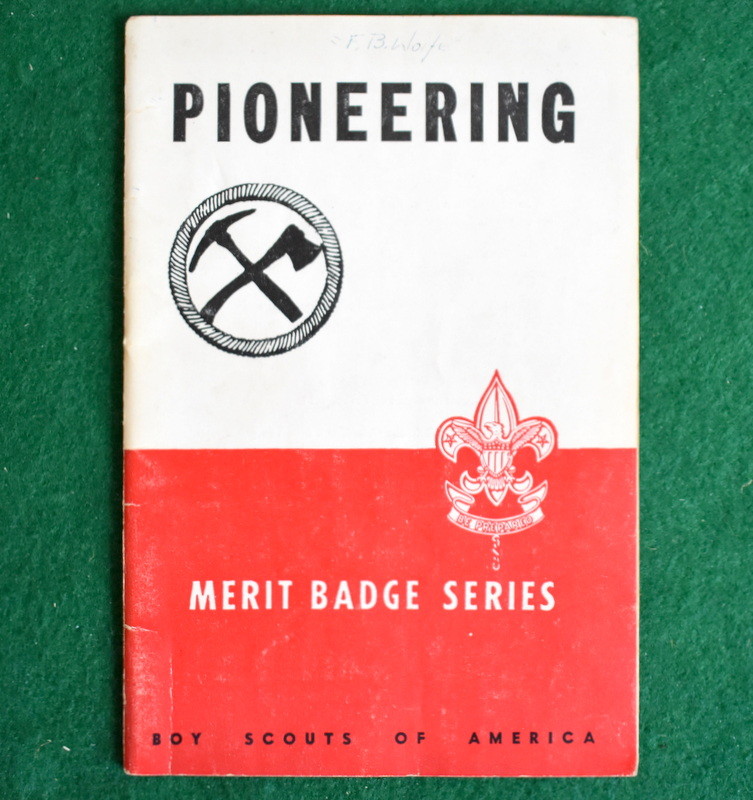 BOY SCOUT 1948 PIONEERING MERIT BADGE BOOK | eBay