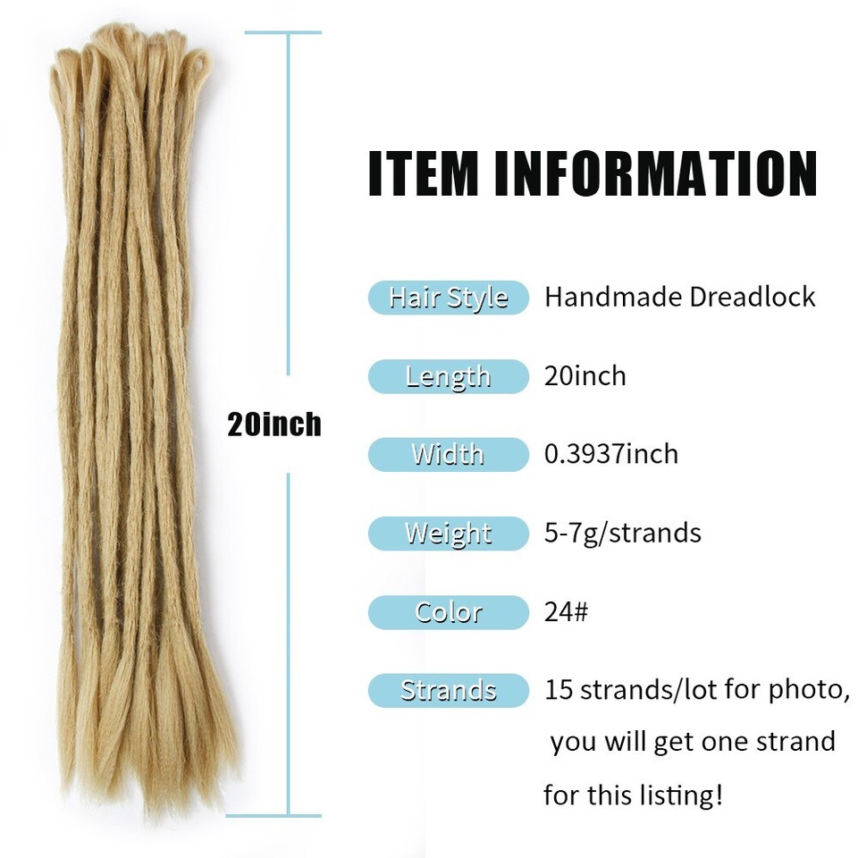 5Strands Handmade Dreadlocks Extensions Braiding Locs Reggae Hair ...