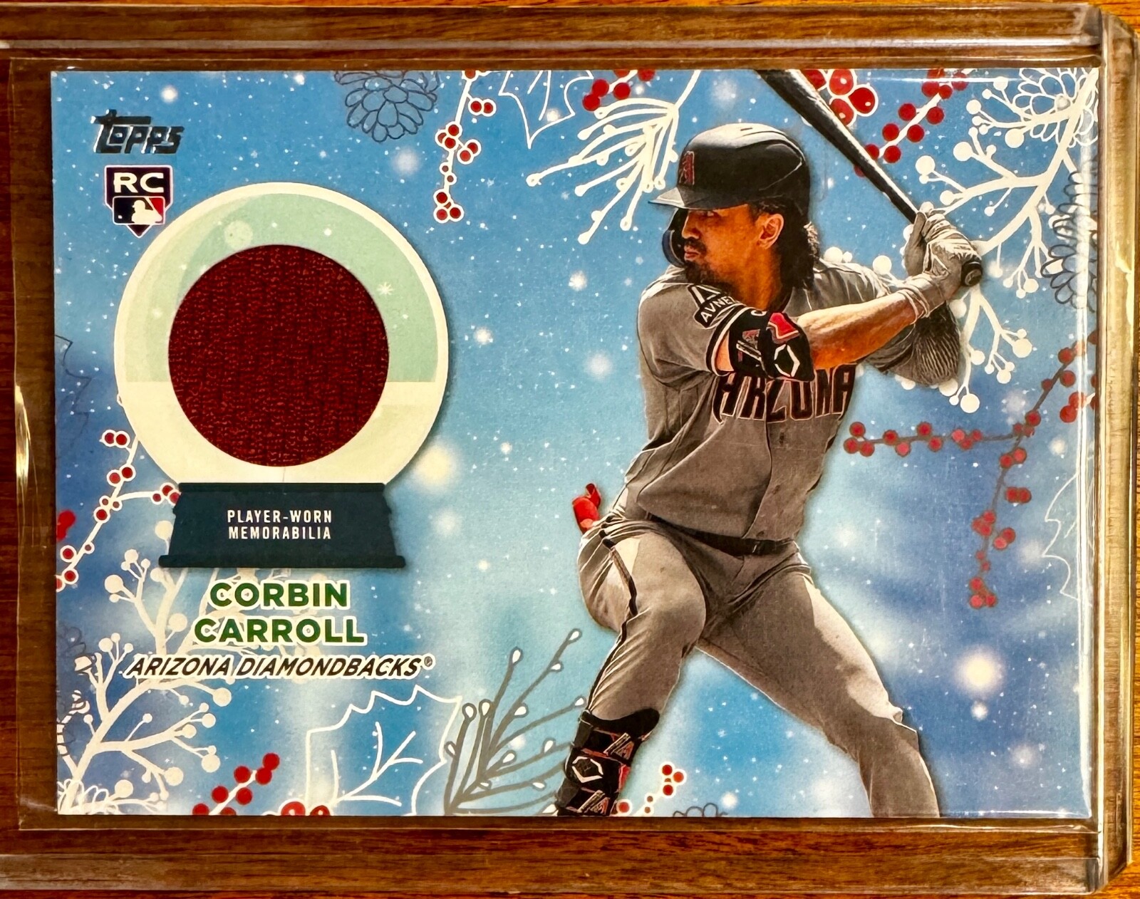 2023 Topps Holiday Player-Worn Relic #RC-CCA Corbin Carroll RC | eBay