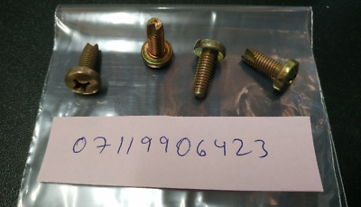 BMW E10-E12-E34-E39-E3-E9 filister head screws(4) M6x16 NEW GENUINE ...