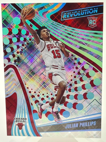 Julian Phillips 2023-24 Panini Revolution Rookie Cosmic 41/99 Chicago ...