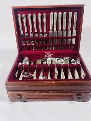 Vintage Nobility Plate Royal Rose Pattern Silverware Flatware Set | eBay