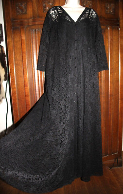 Torrid black lace maxi dress XXL/1X/2 empire waist holiday evening ...