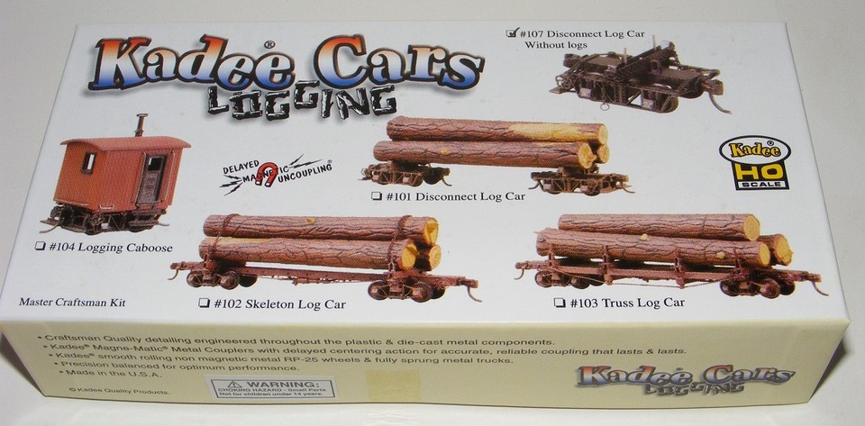 Kadee HO scale # 107 Disconnect Log Car Trucks (2) Kit ~ New | eBay