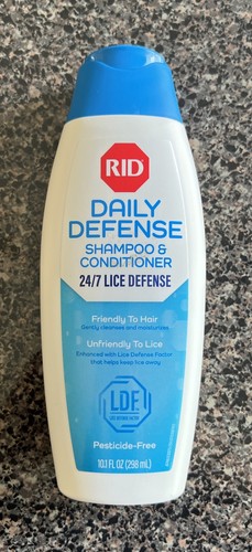 RID Daily Defense Lice Shampoo & Conditioner Used Daily Provides 24/7 ...