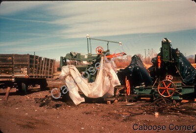 D&RGW Alamosa shop equipment in refinery 35mm Kodachrome Slide Al ...